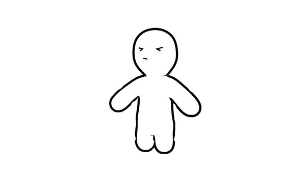 modelo 3d Stickman de dibujos animados aparejado - TurboSquid 1951032