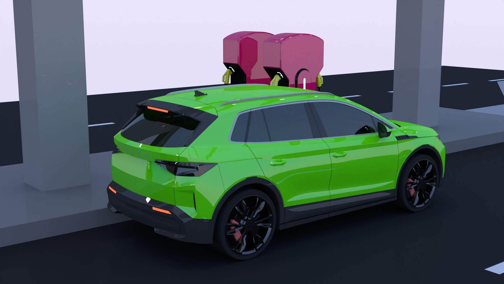 3D Charger With Elroq And Robovan - TurboSquid 2344524