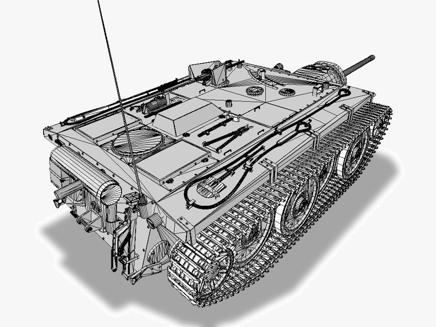 Germany Tanks E10 Panzer 3d Model