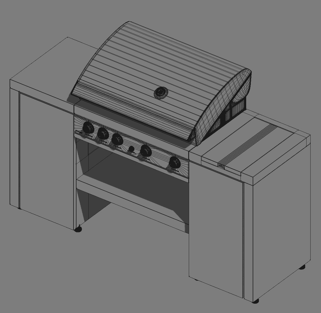 3d Model Grill