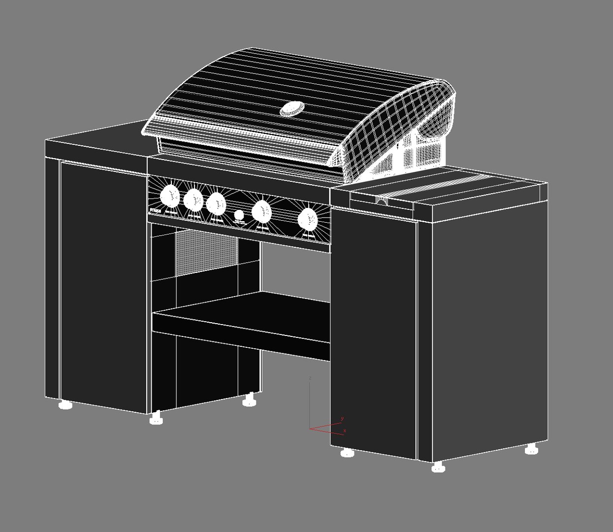 3d Model Grill