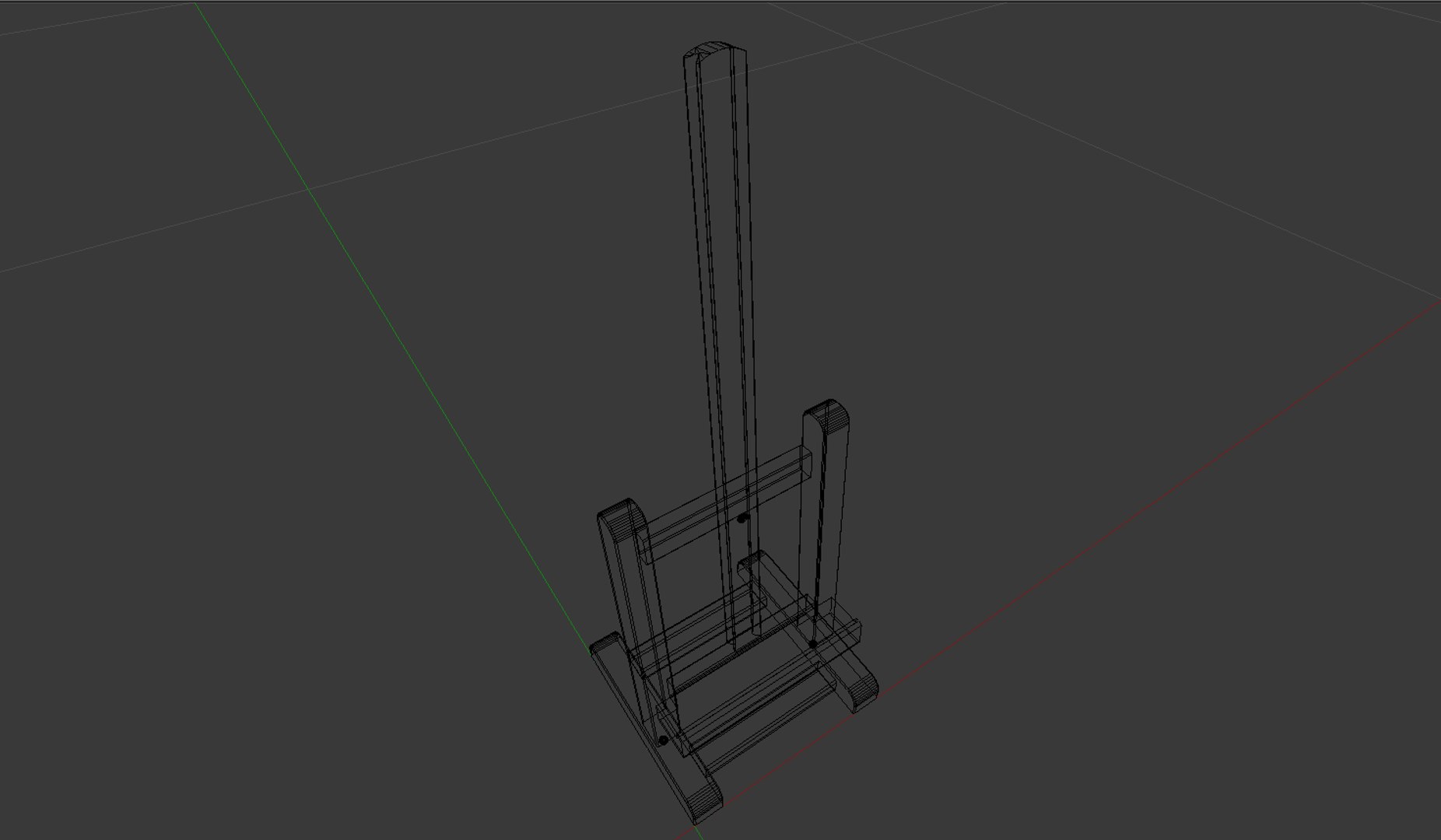 Easel 3D Model - TurboSquid 1390121