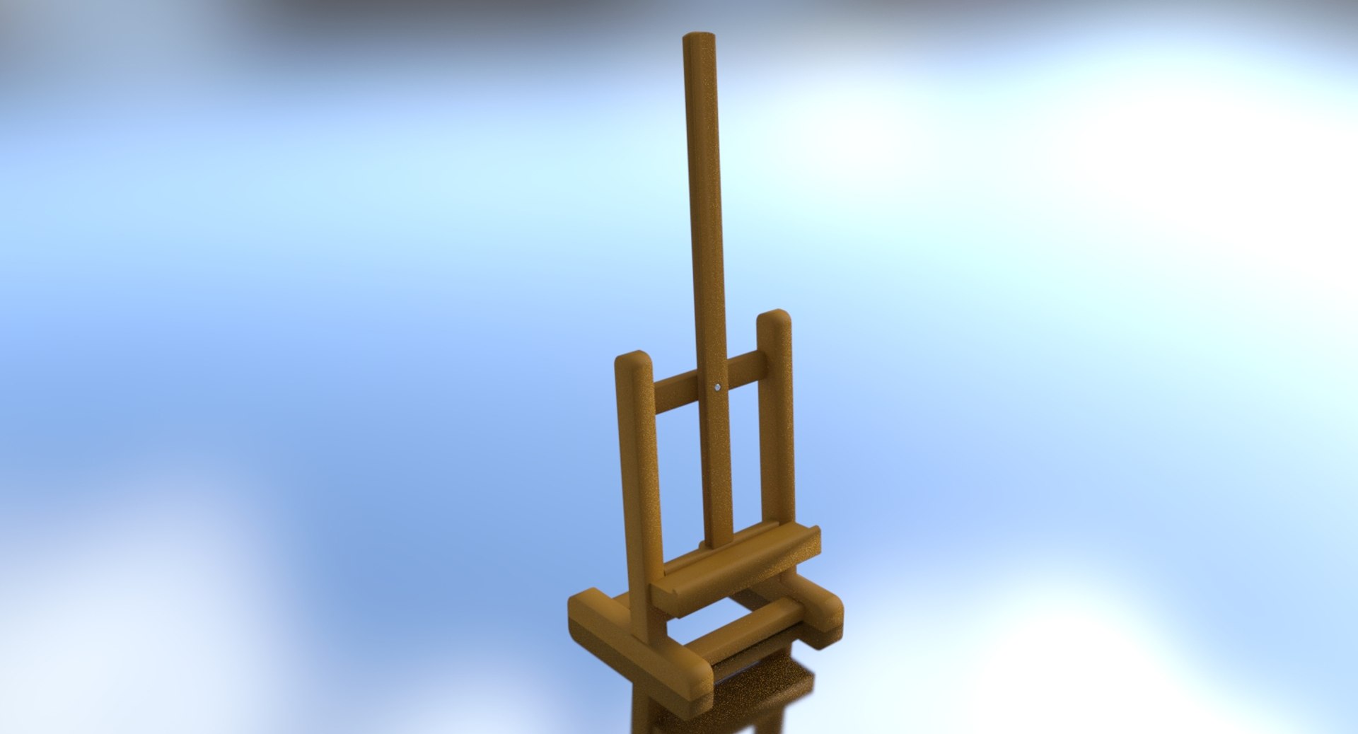 Easel 3D Model - TurboSquid 1390121
