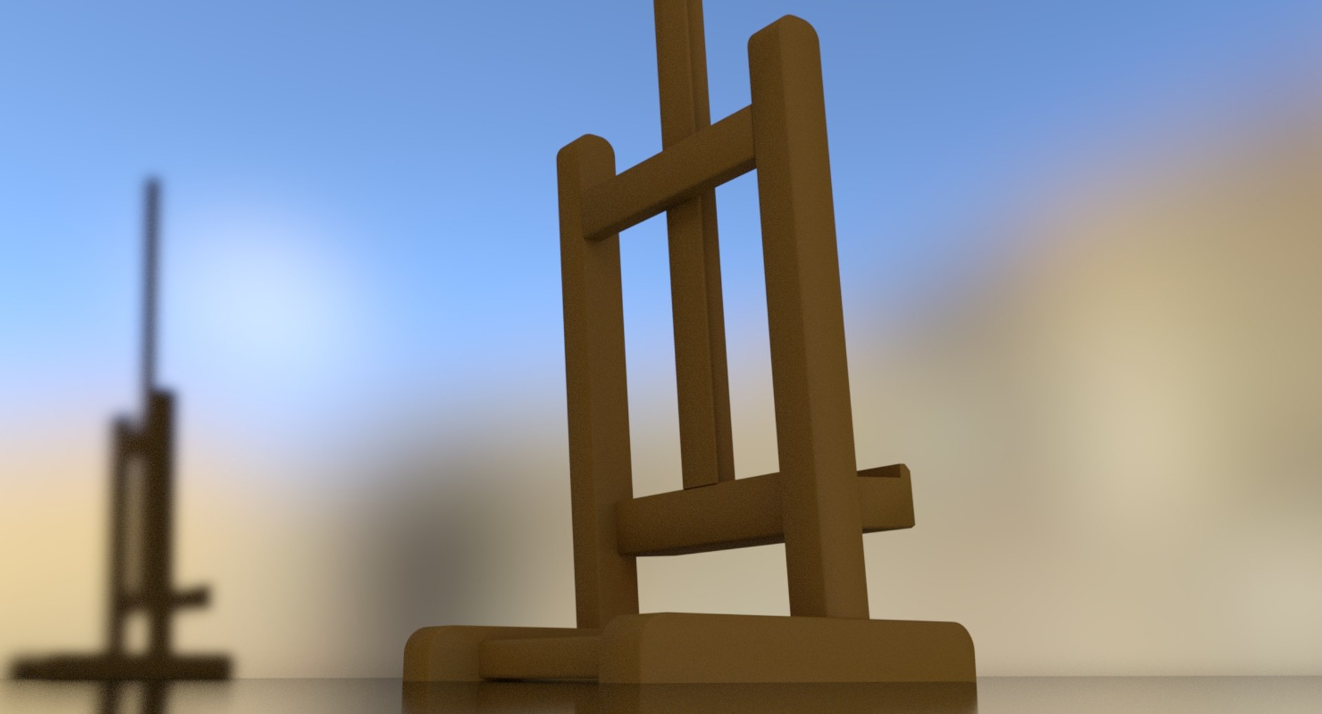 Easel 3D Model - TurboSquid 1390121