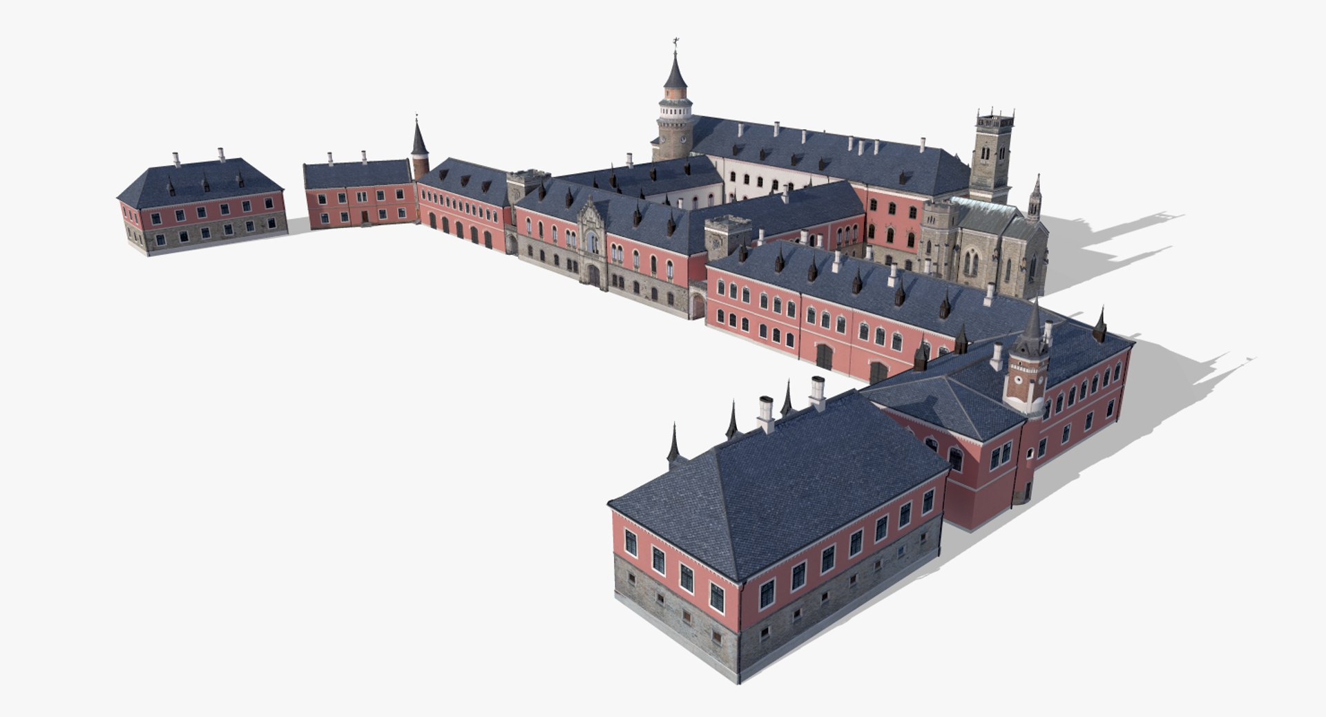 Sychrov Castle 3D - TurboSquid 1462005