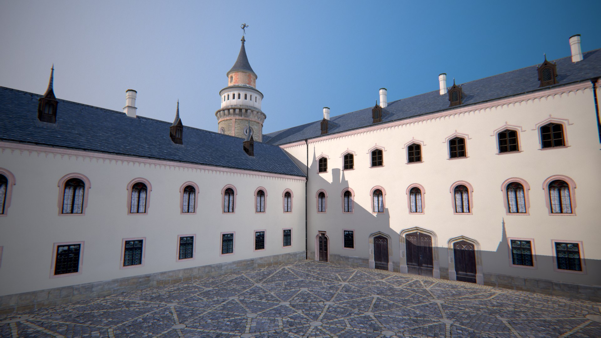 Sychrov Castle 3D - TurboSquid 1462005