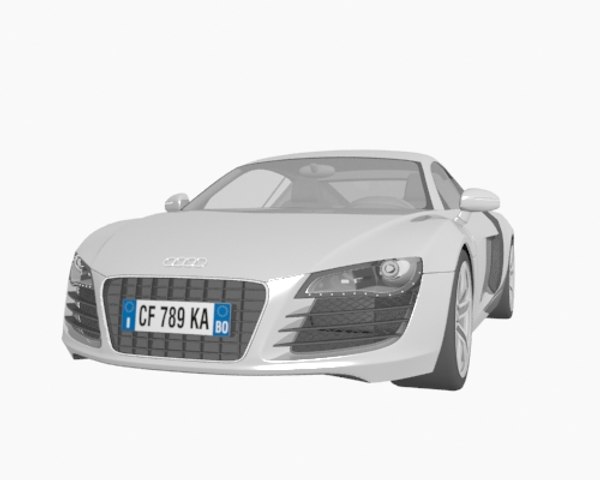 3d audi r8