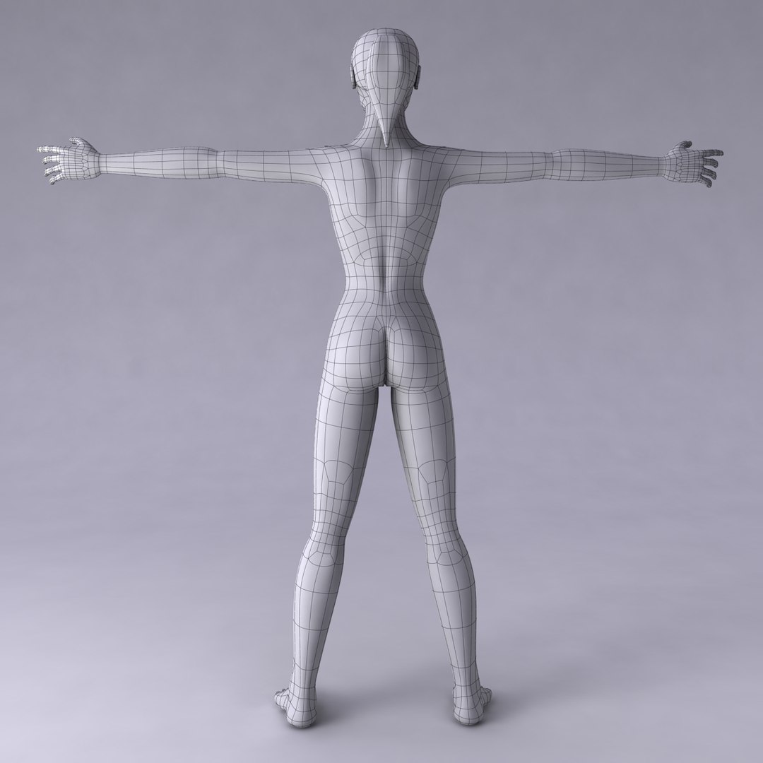 Woman Character 3d Model