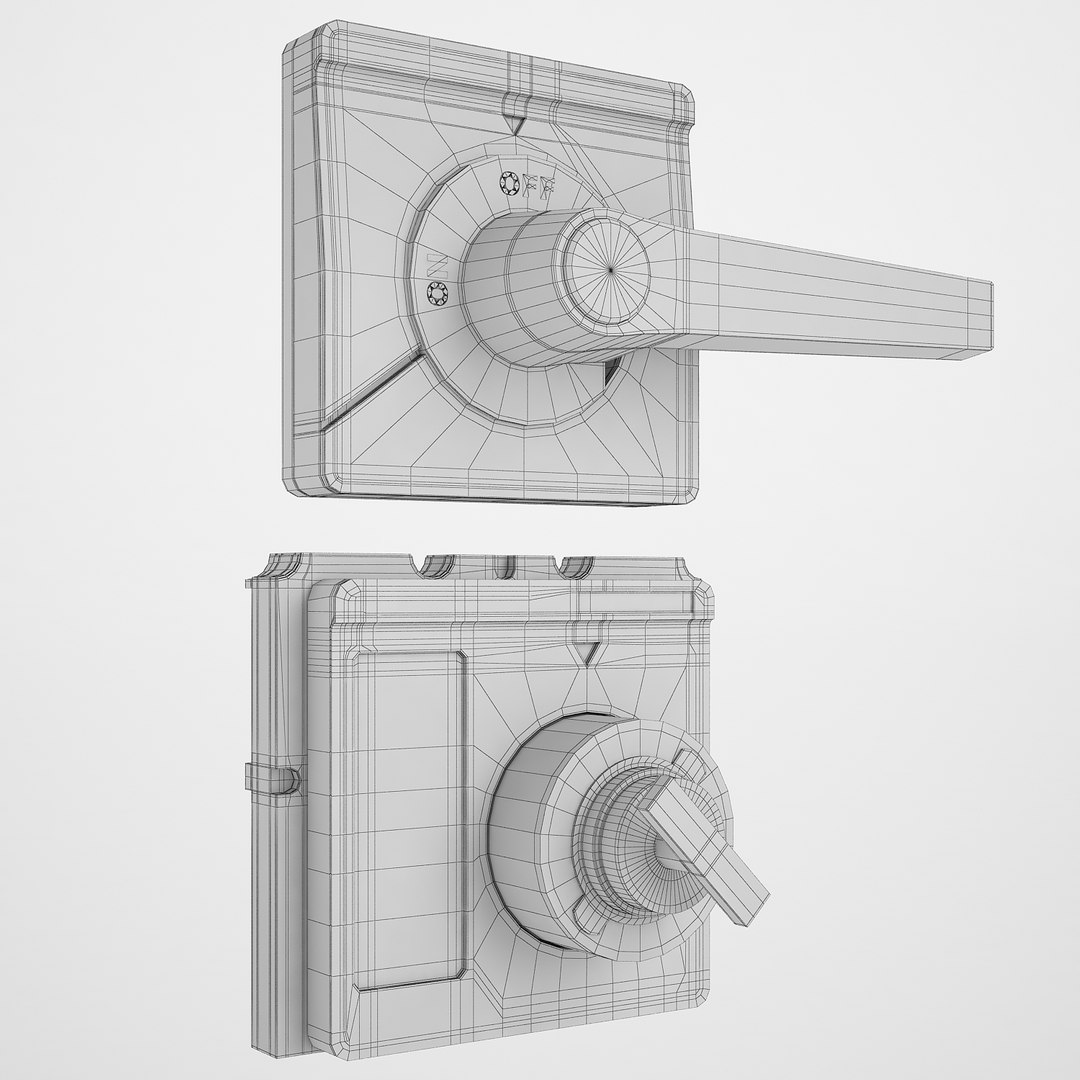 Automatic Switches Electrical 3D Model - TurboSquid 1287884