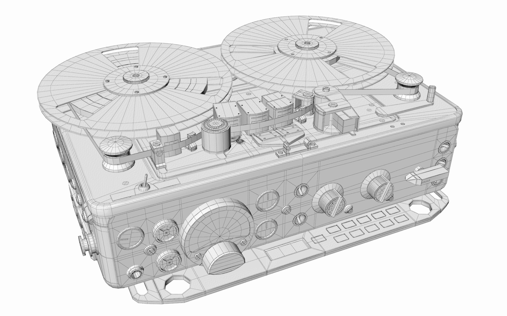 Nagra IV STC Portable Tape Recorder Model - TurboSquid 1950123
