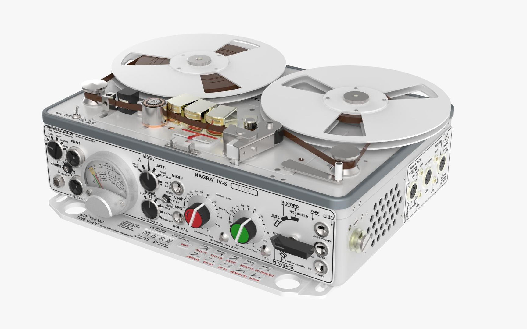 Nagra IV STC Portable Tape Recorder model - TurboSquid 1950123