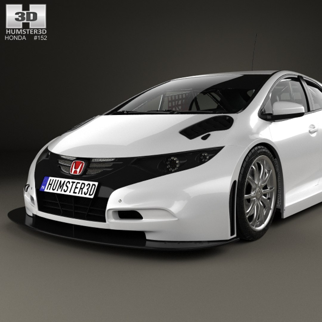 3D model honda civic wtcc - TurboSquid 1233340