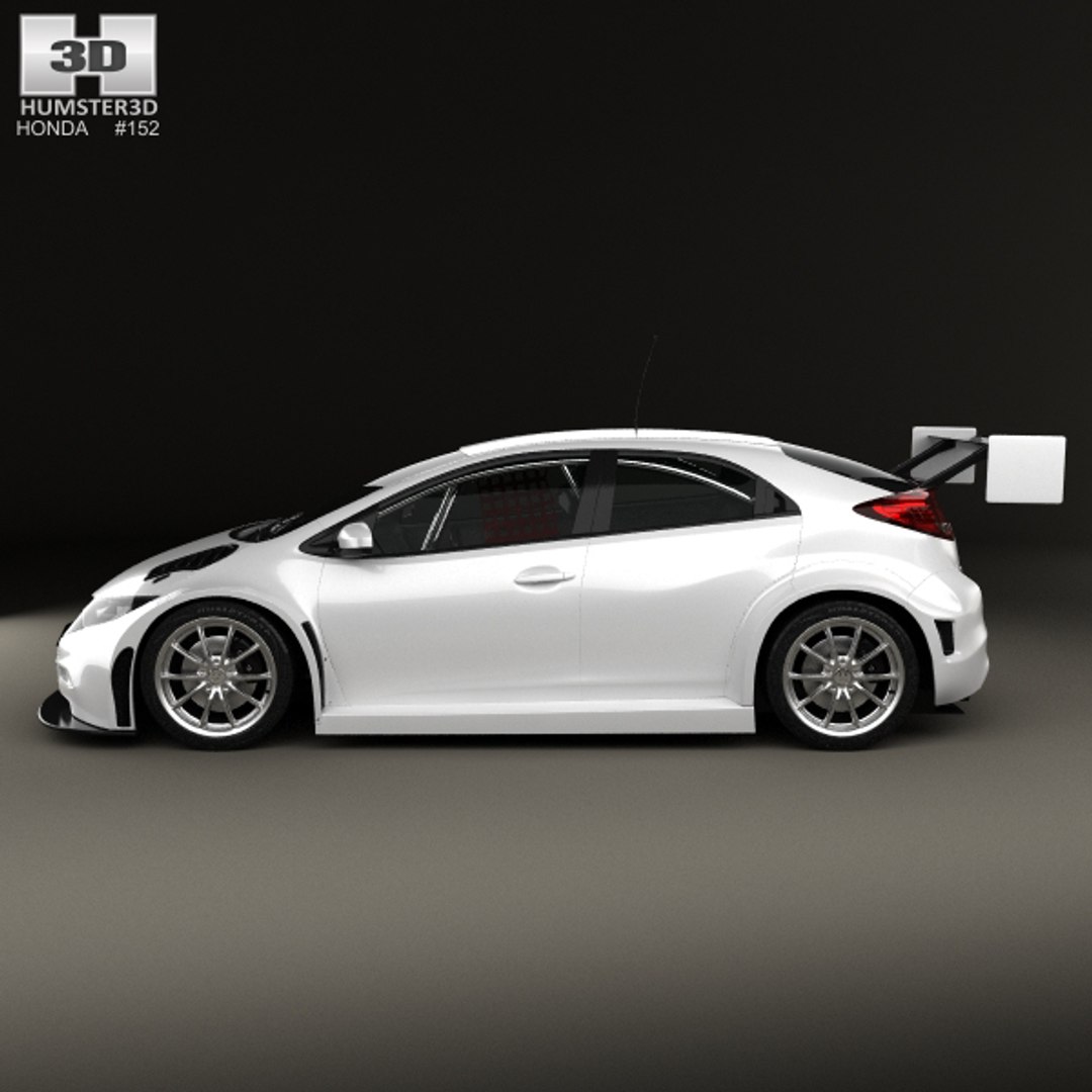 3D model honda civic wtcc - TurboSquid 1233340