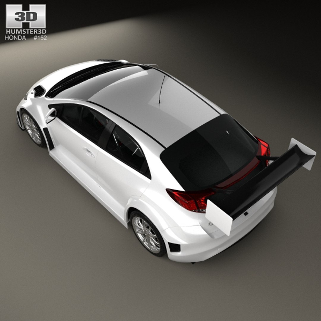 3D model honda civic wtcc - TurboSquid 1233340