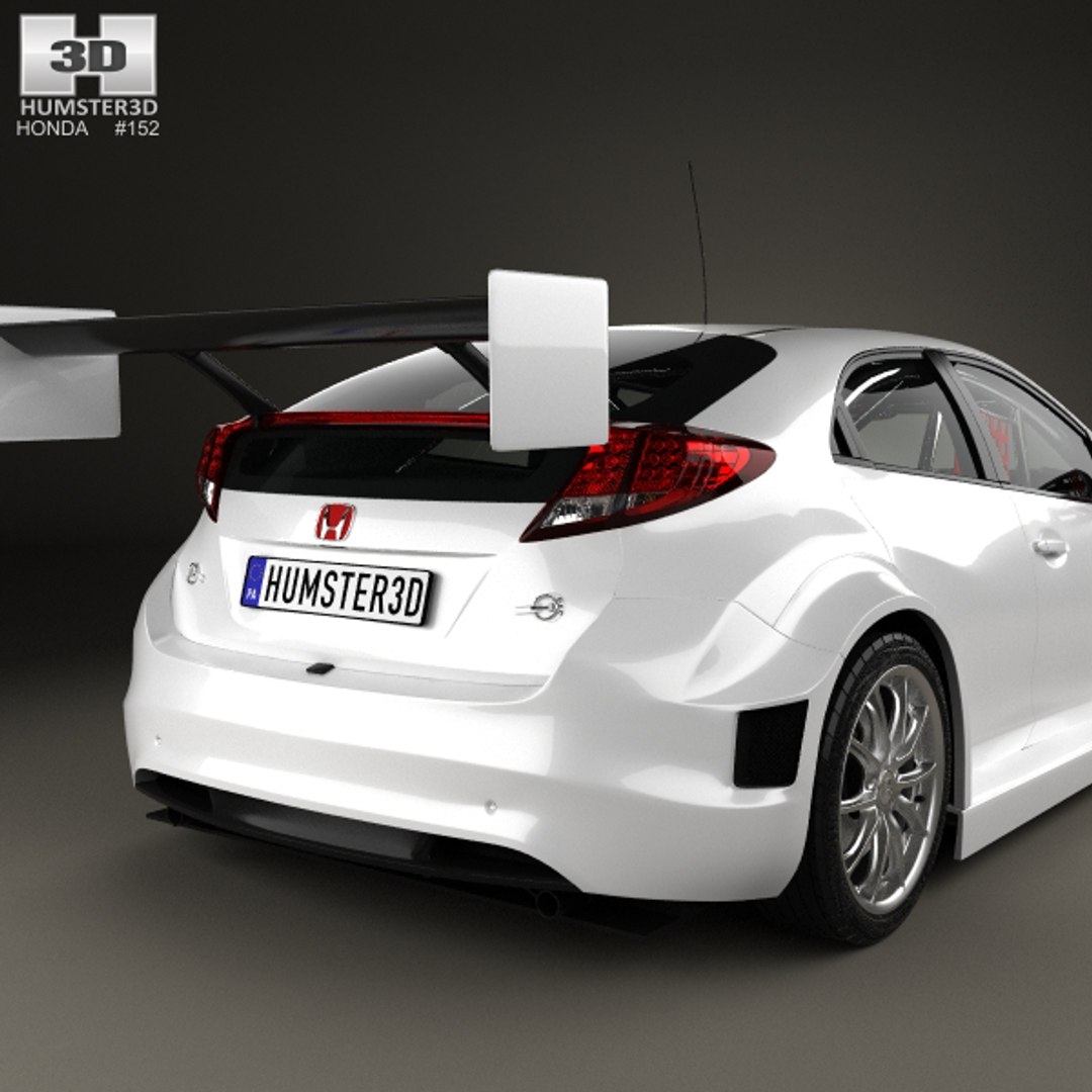 3D model honda civic wtcc - TurboSquid 1233340