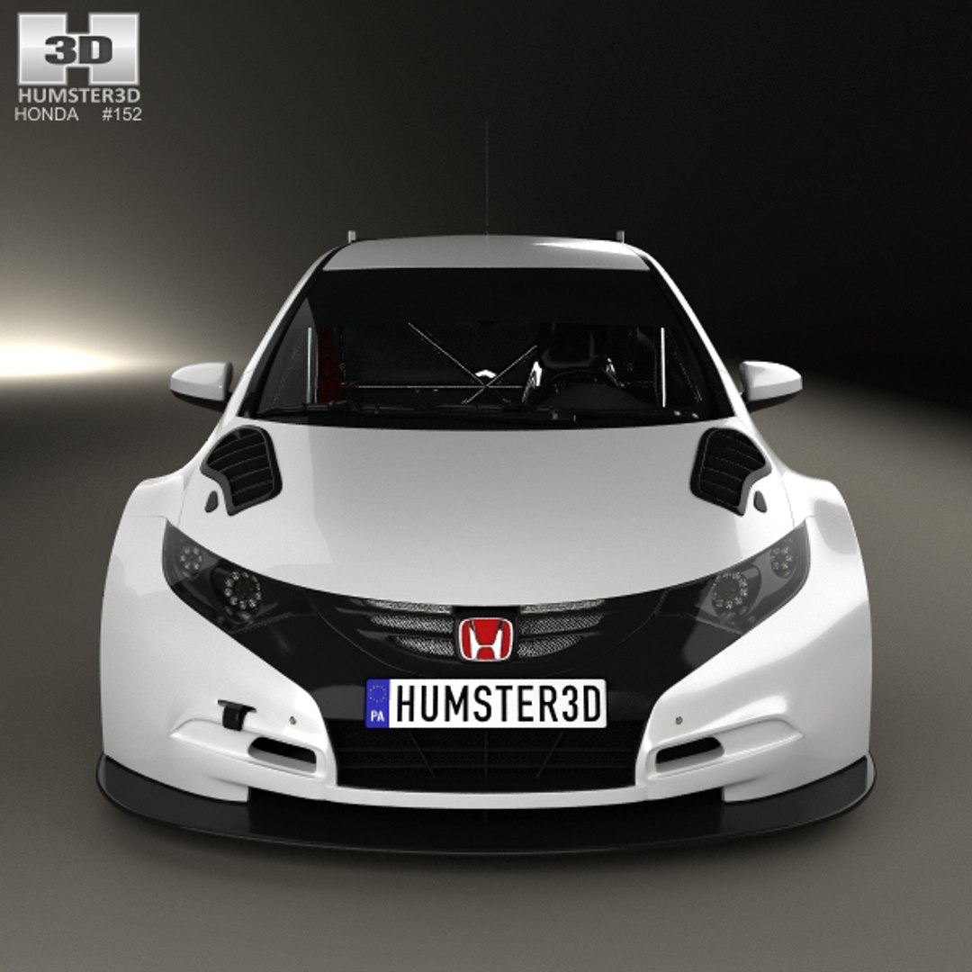 3D model honda civic wtcc - TurboSquid 1233340