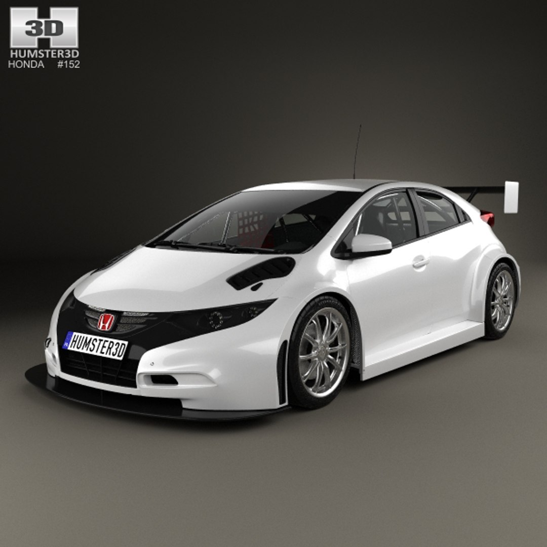 3D model honda civic wtcc - TurboSquid 1233340