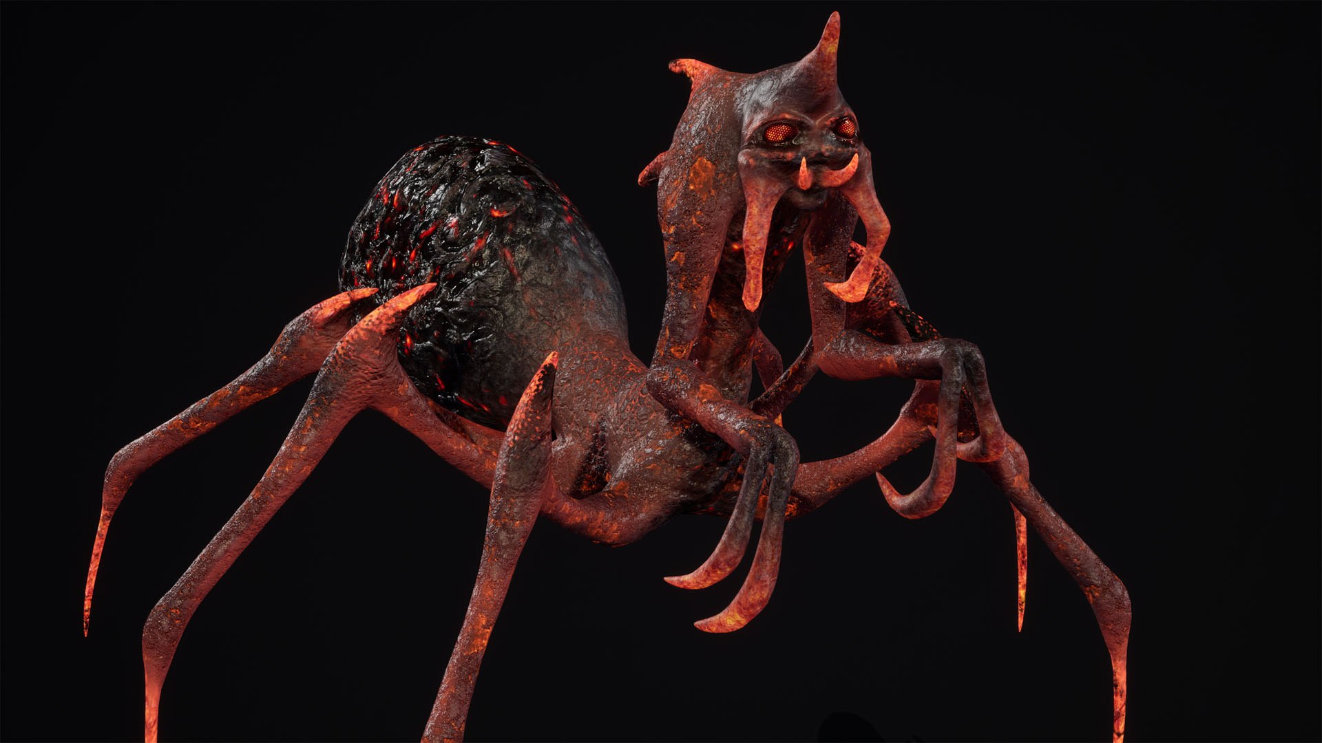 Pack Of Hell Monsters 3D - TurboSquid 2441895