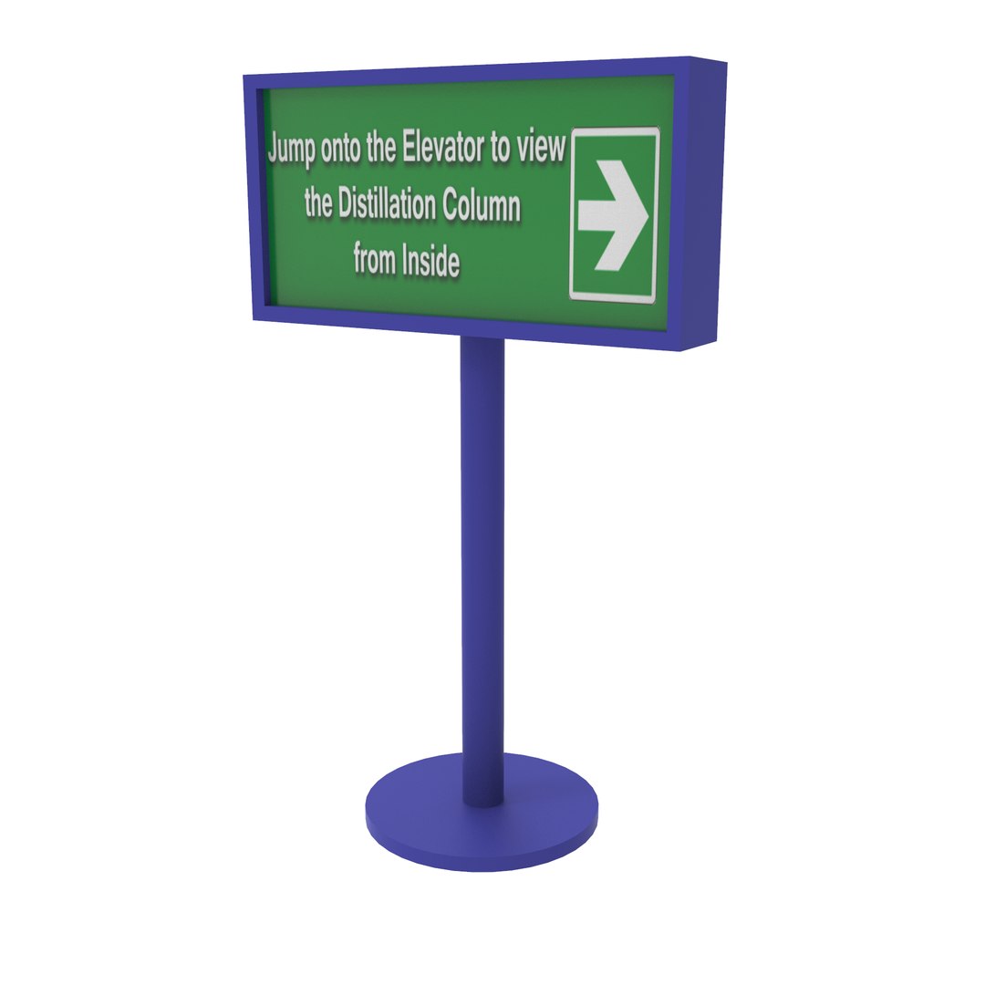 Distillation Column From Inside Poster 3D Model - TurboSquid 2172722