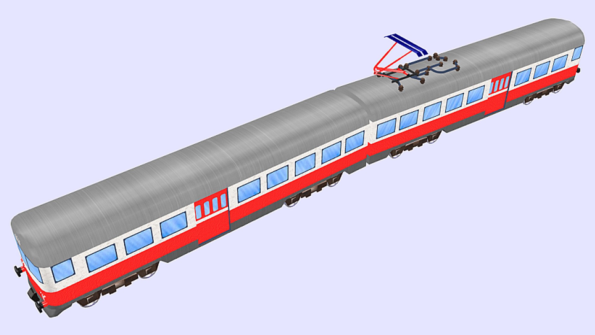 3D Model Finnish Sm 1 Passenger Train - TurboSquid 1713579