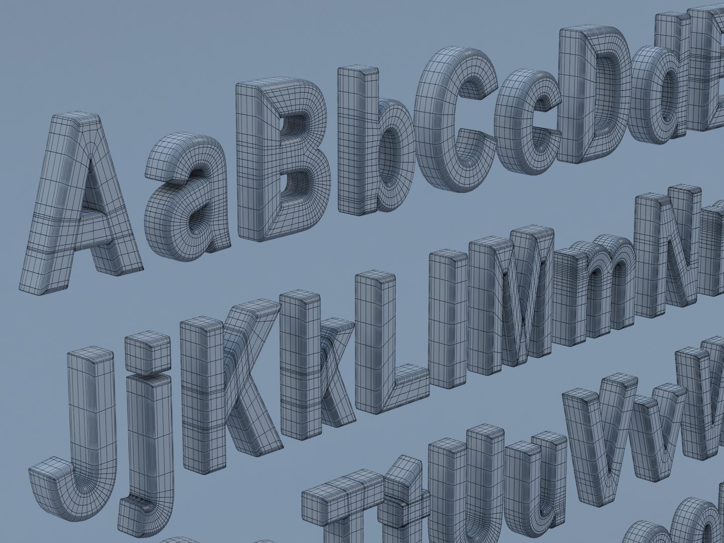 3D Letters Symbols - TurboSquid 1360146