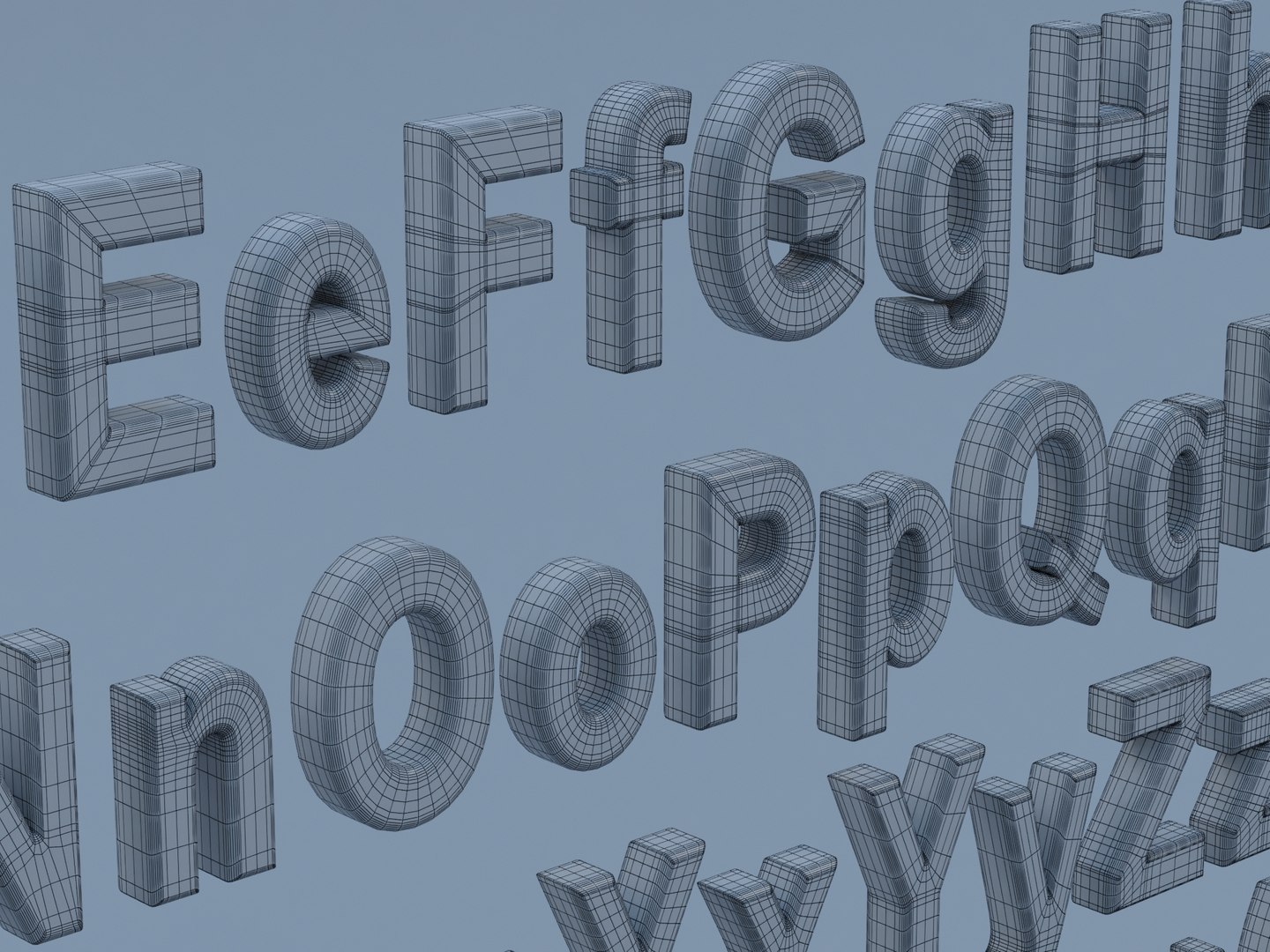 3D Letters Symbols - TurboSquid 1360146