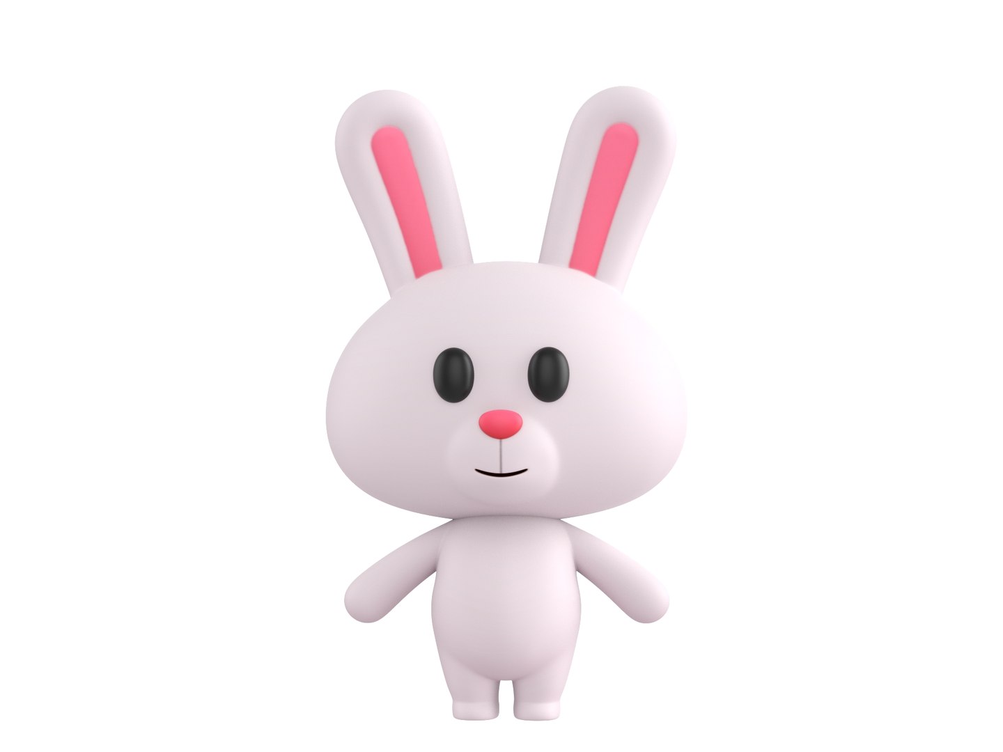3D rabbit character model - TurboSquid 1663887