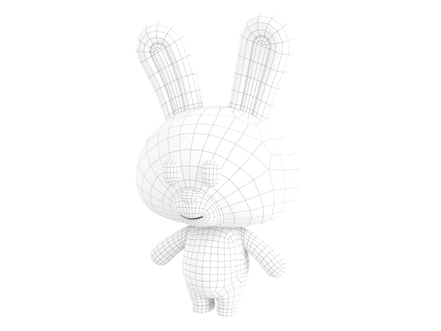 3D Rabbit Character Model - TurboSquid 1663887