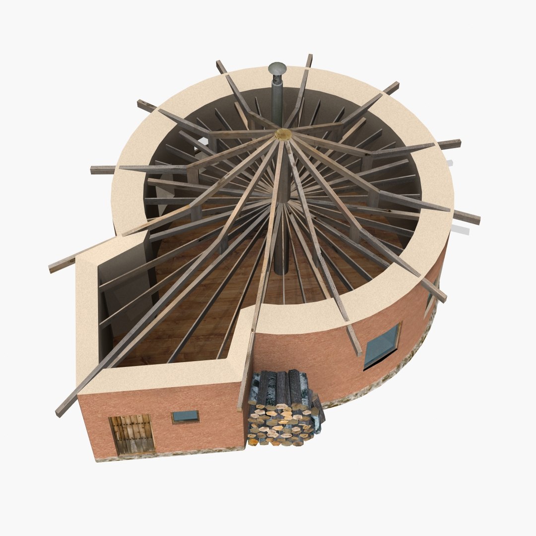 3d Model Clay Ecohouse