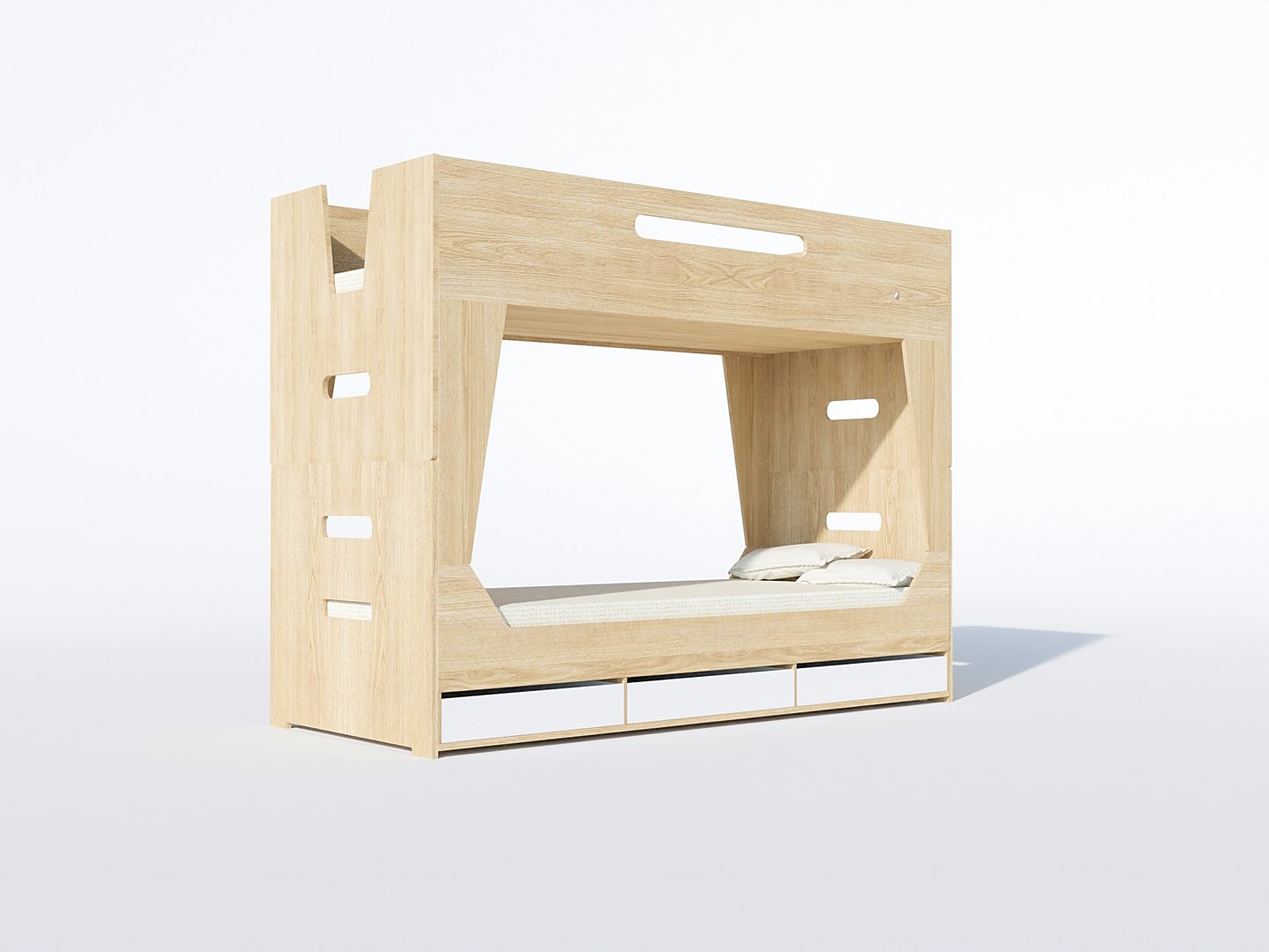 3D LoLo Bunk Bed Model - TurboSquid 1808105