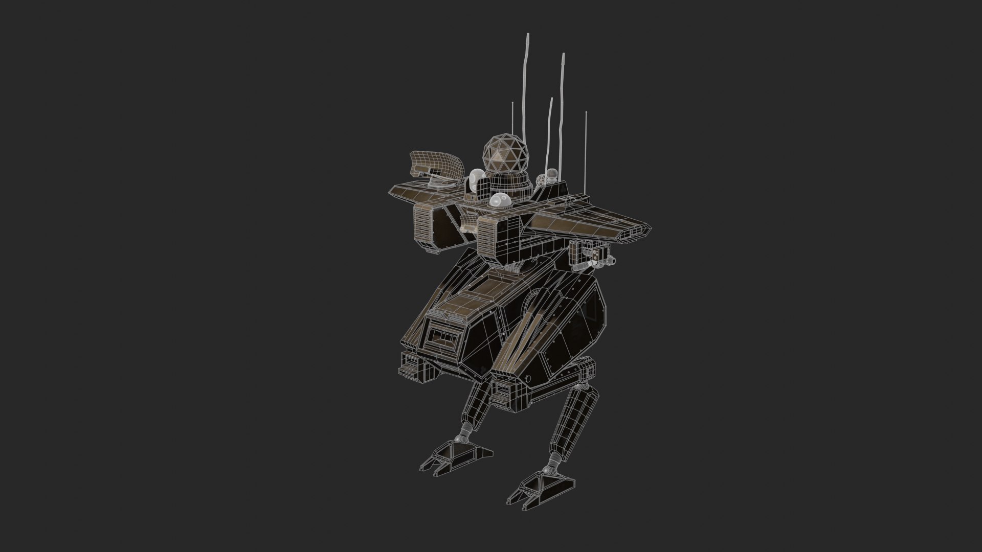 Recon Com infantry support Mech3Dモデル - TurboSquid 1901637