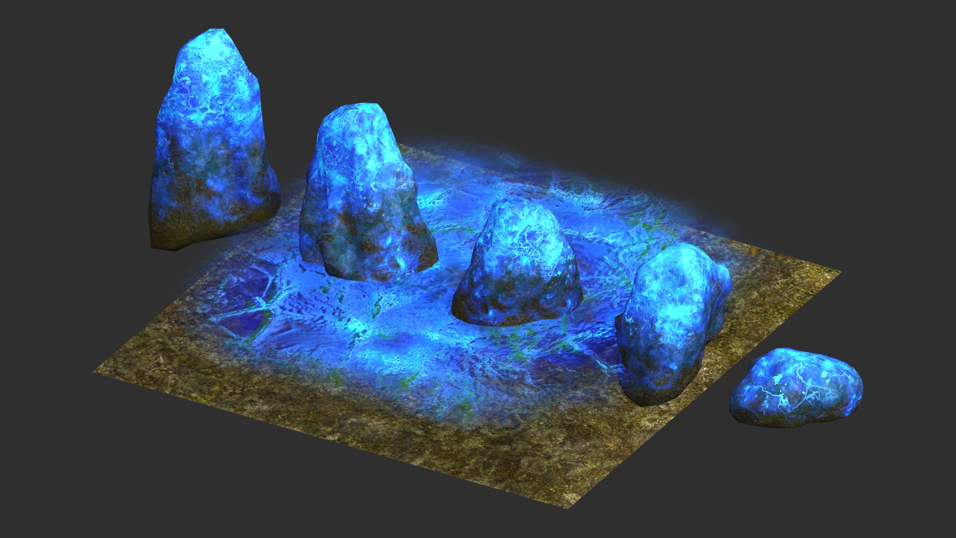 Rock Set 03 - 10 Color Combo 3D model - TurboSquid 1938284
