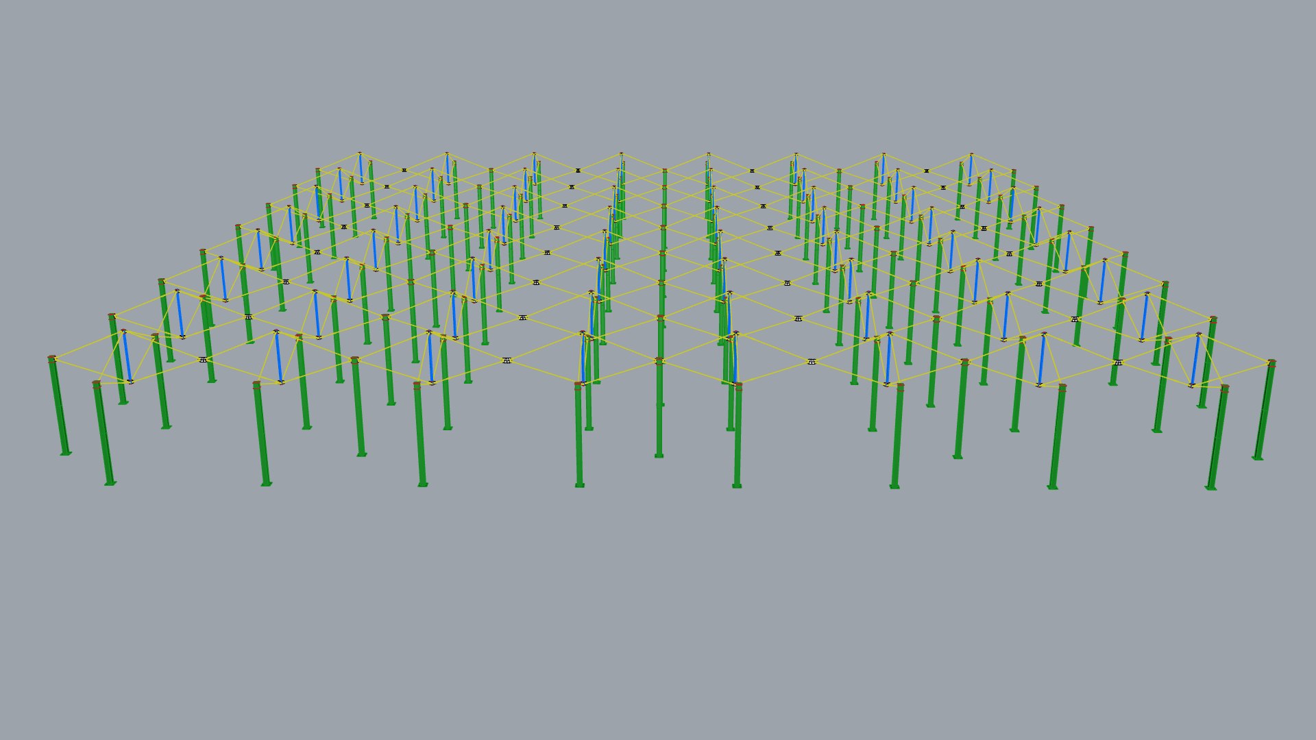 3D steel tension structure model - TurboSquid 2056119