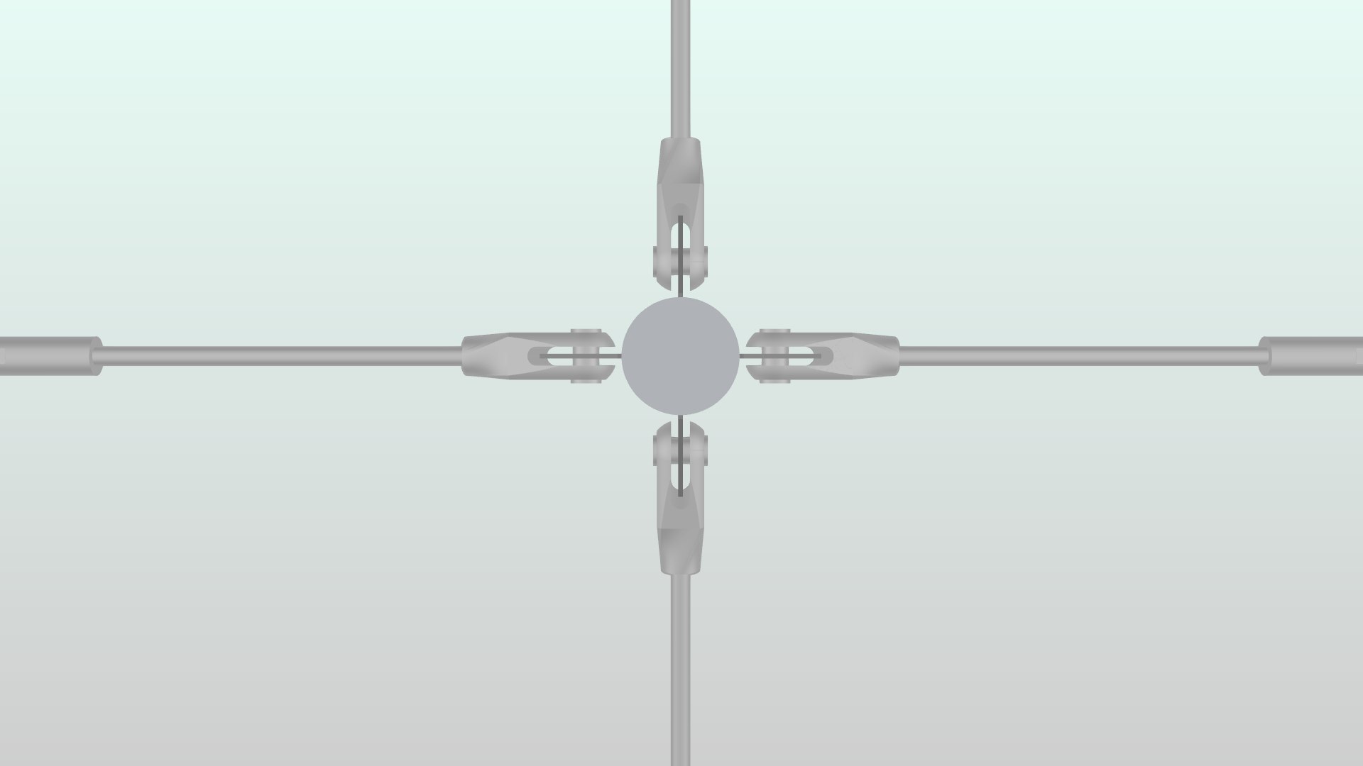 3D steel tension structure model - TurboSquid 2056119