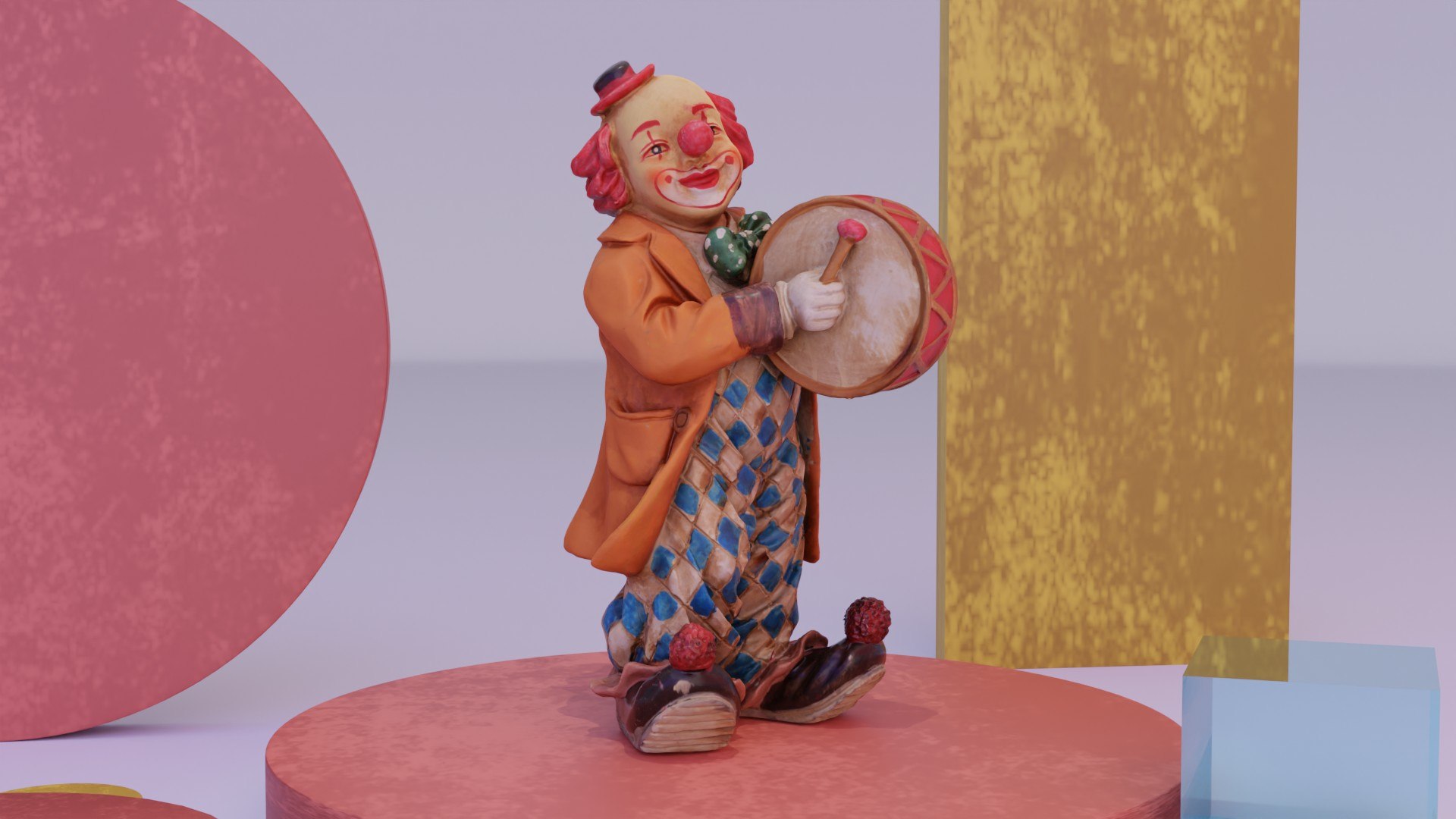 Clown Statuette High-poly 3D Model 3D Model - TurboSquid 1992047