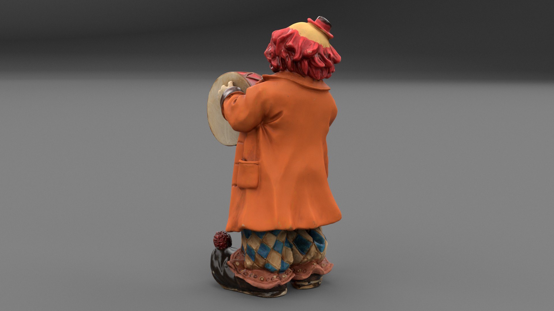 Clown statuette high-poly 3D model 3D model - TurboSquid 1992047