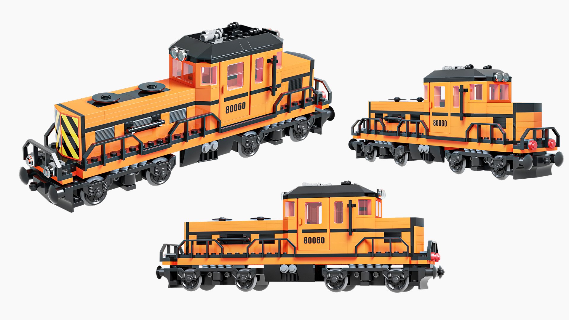 Train Lego Locomotive 80060 3D - TurboSquid 2259162