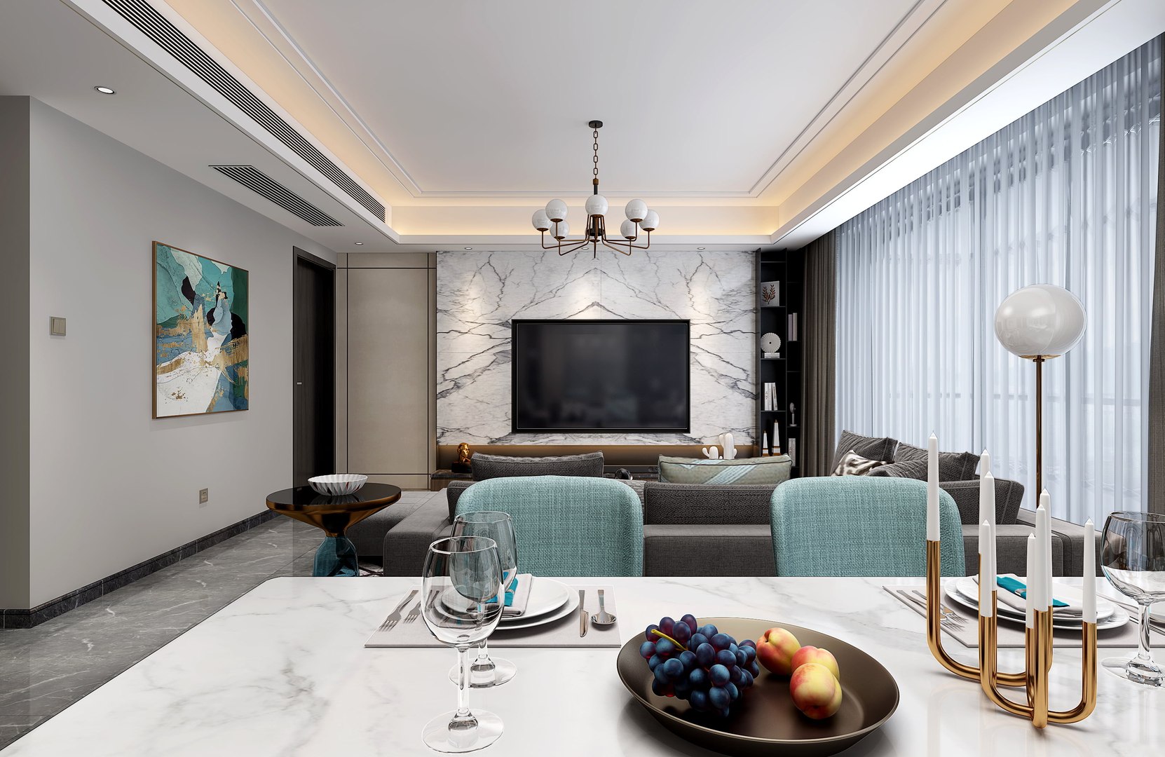 Vray Render Interior Scene Rustic Apartment 3D model 3D model ...