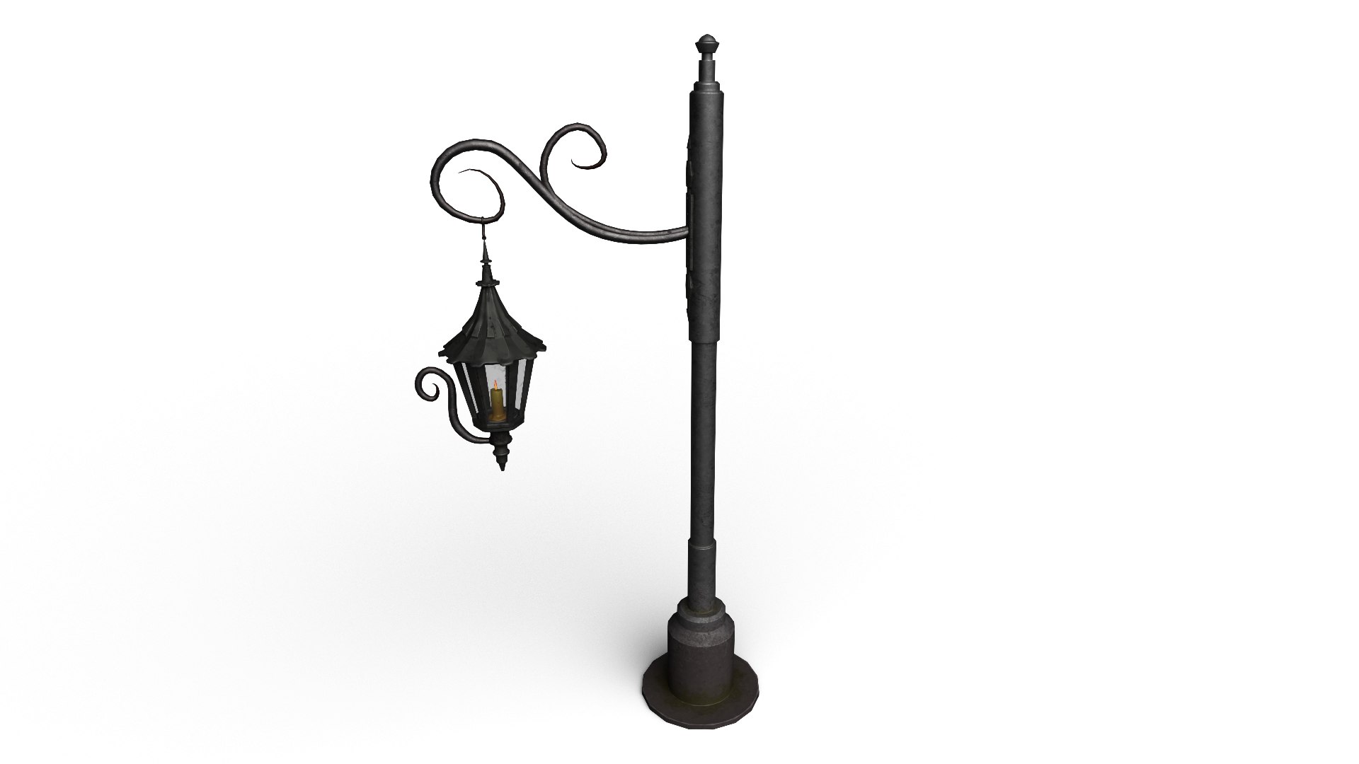 3D Lamp Post - TurboSquid 2074576