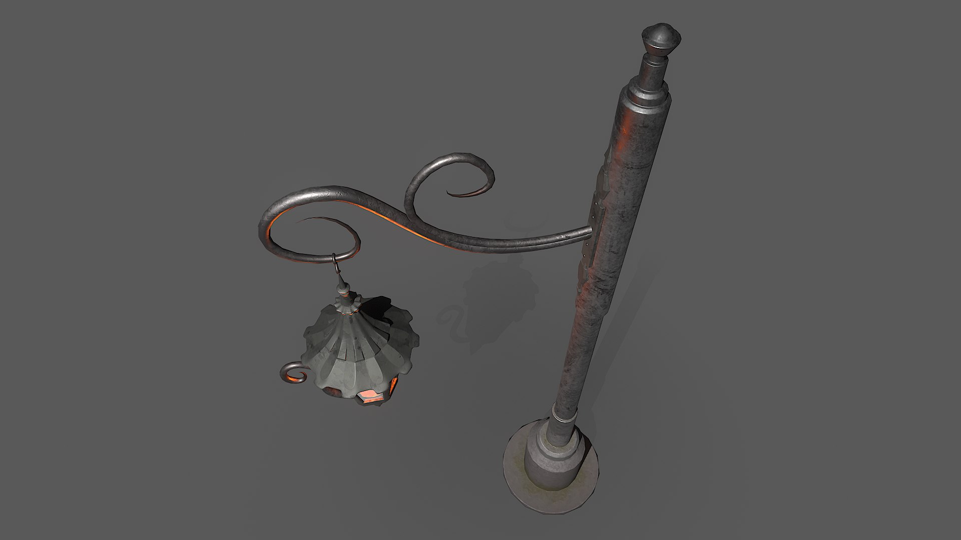 3D Lamp Post - TurboSquid 2074576