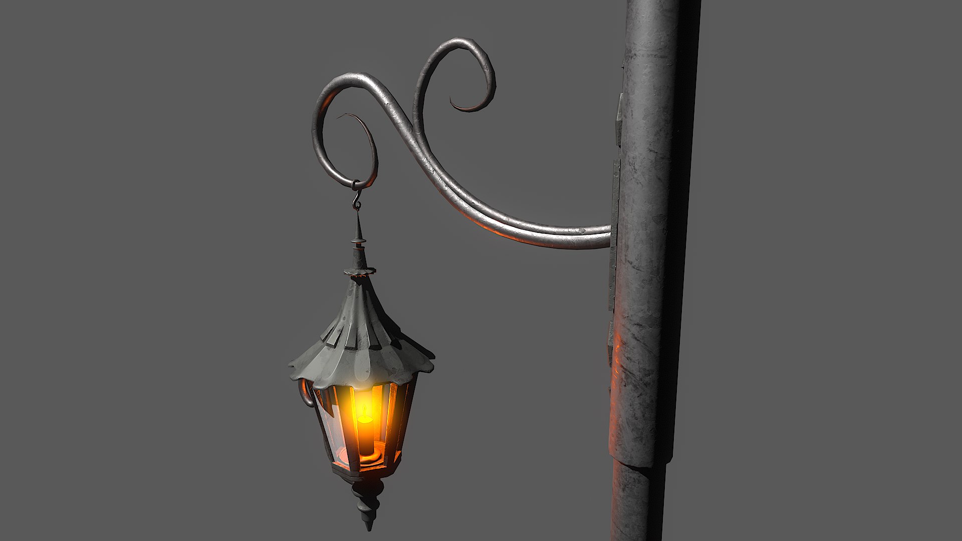 3D Lamp Post - TurboSquid 2074576