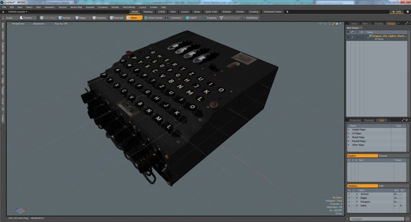 3D Enigma M4 Cipher Machine - TurboSquid 1851816