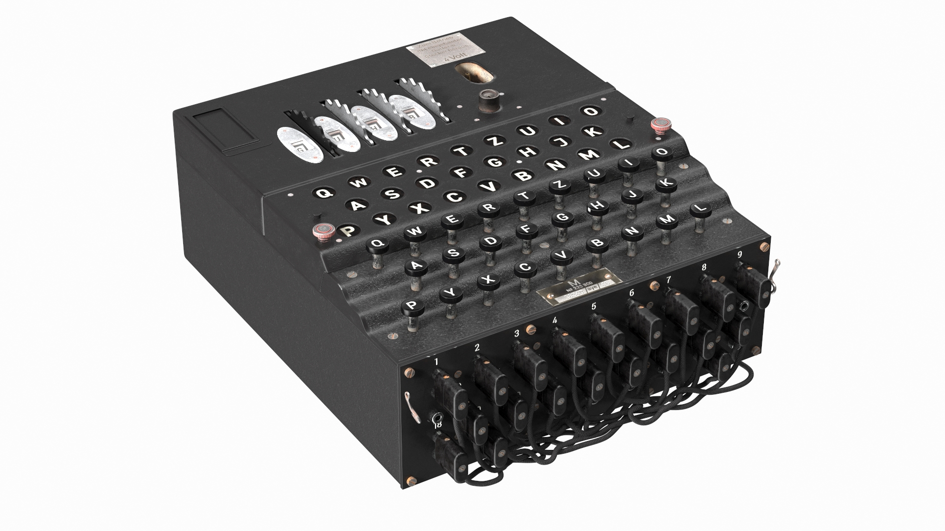 3D Enigma M4 Cipher Machine - TurboSquid 1851816