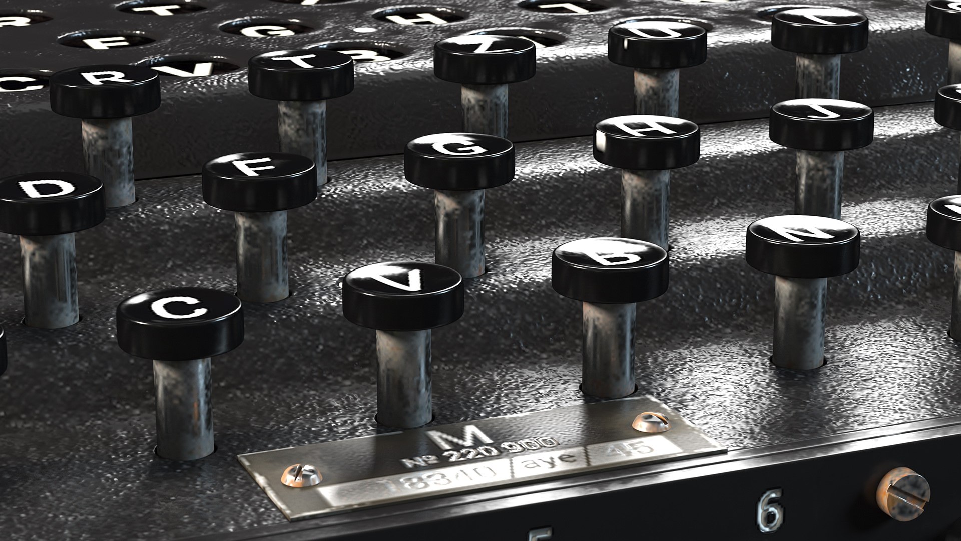 3D Enigma M4 Cipher Machine - TurboSquid 1851816