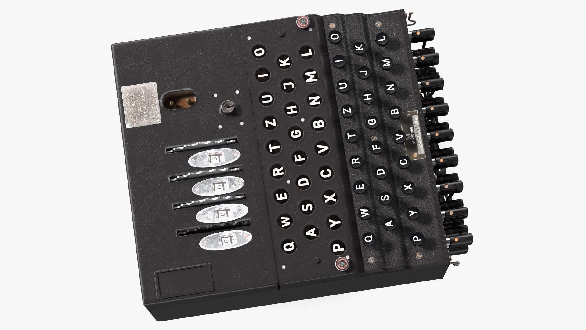 3D Enigma M4 Cipher Machine - TurboSquid 1851816