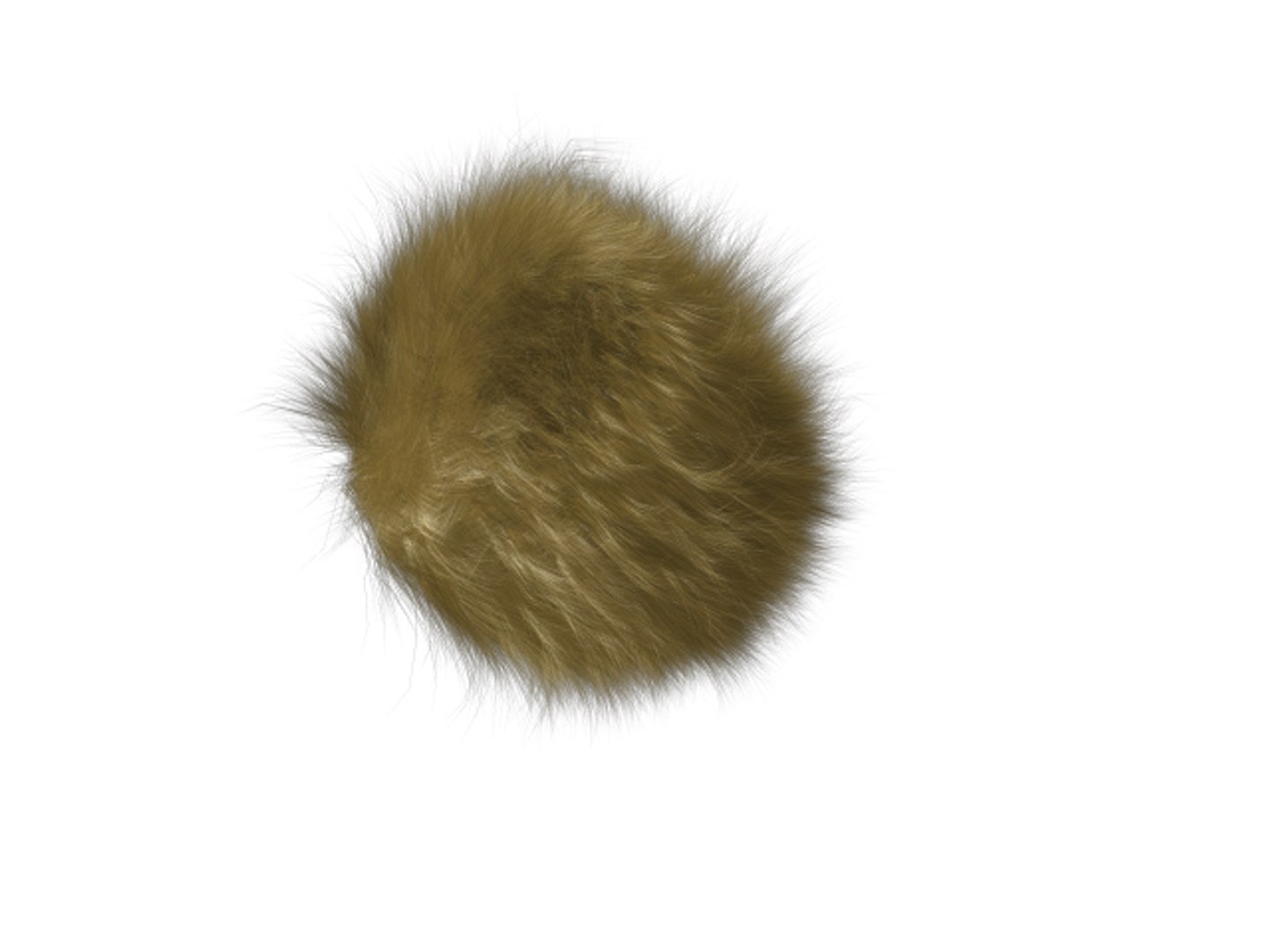 Fur Ball 3d Model