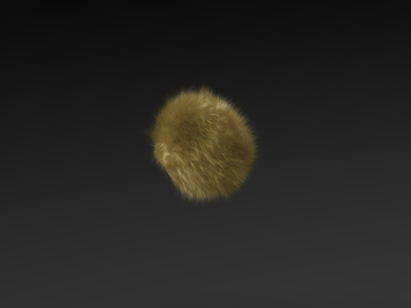Fur Ball 3d Model