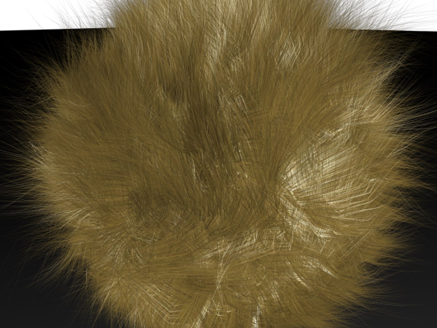 Fur Ball 3d Model