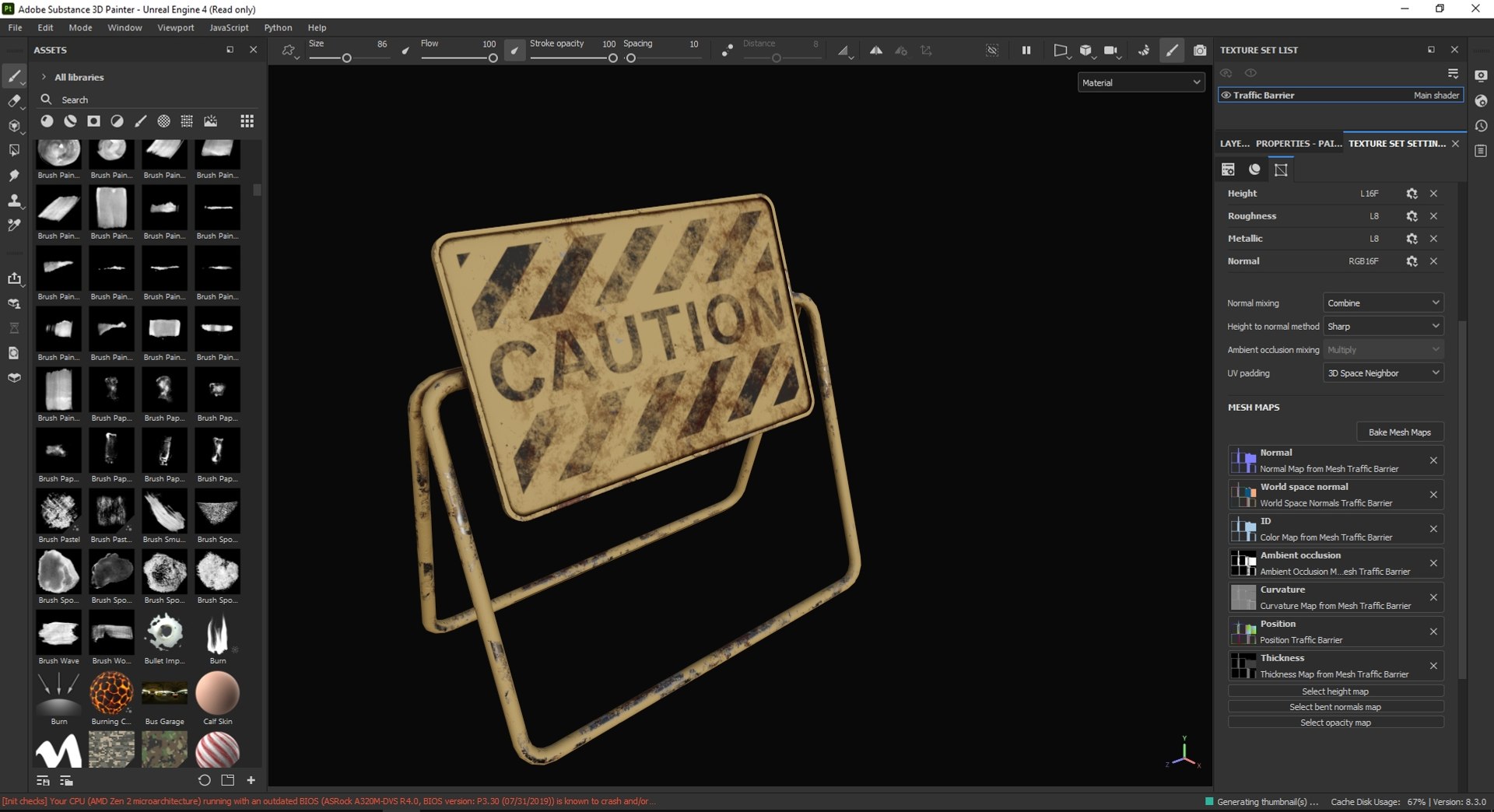 Traffic Barrier 3D Model - TurboSquid 2139906