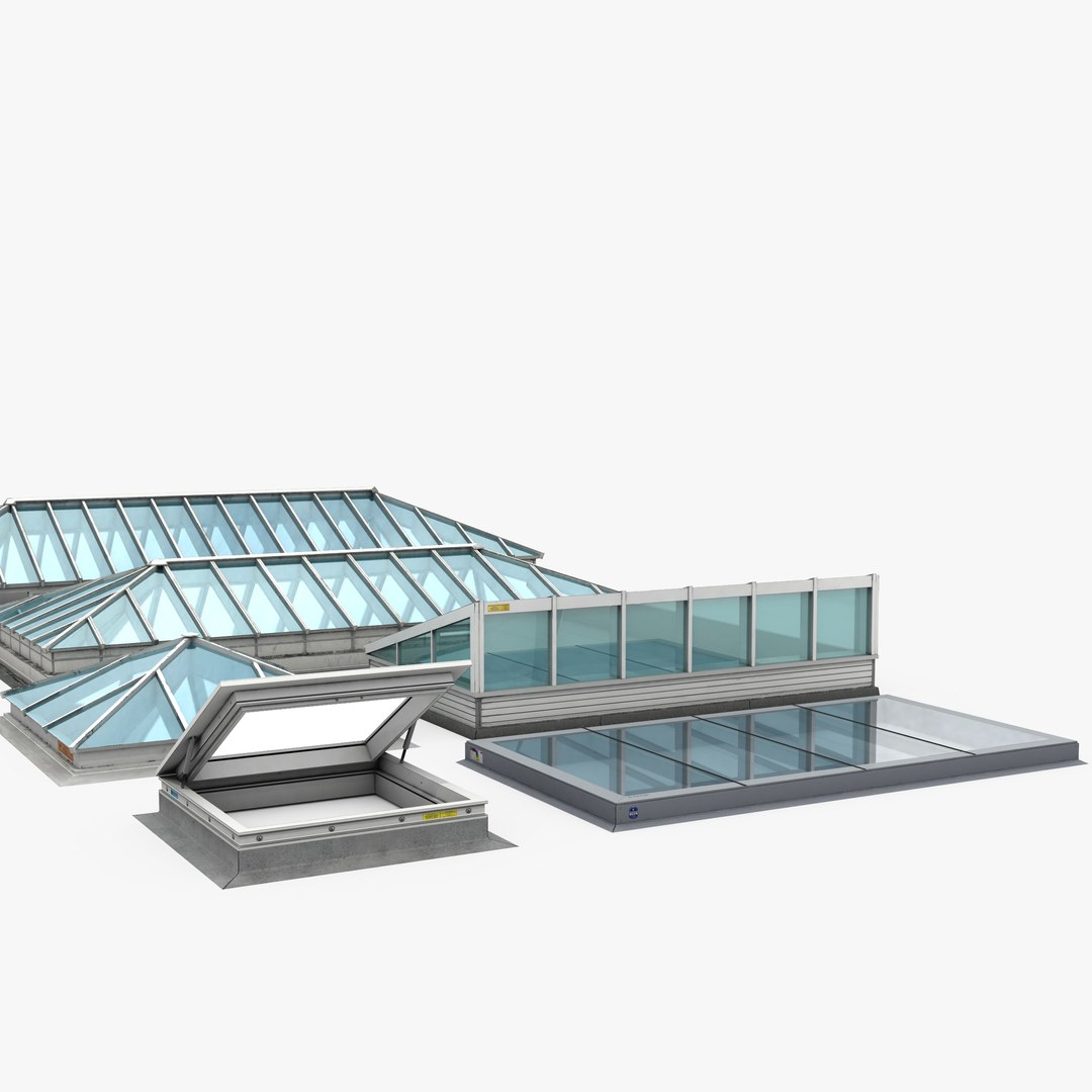 Rooftop Skylights Model - TurboSquid 1361767